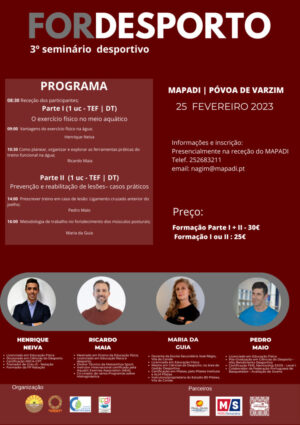 Seminário Desportivo do MAPADI regressa com foco no meio aquático e ...
